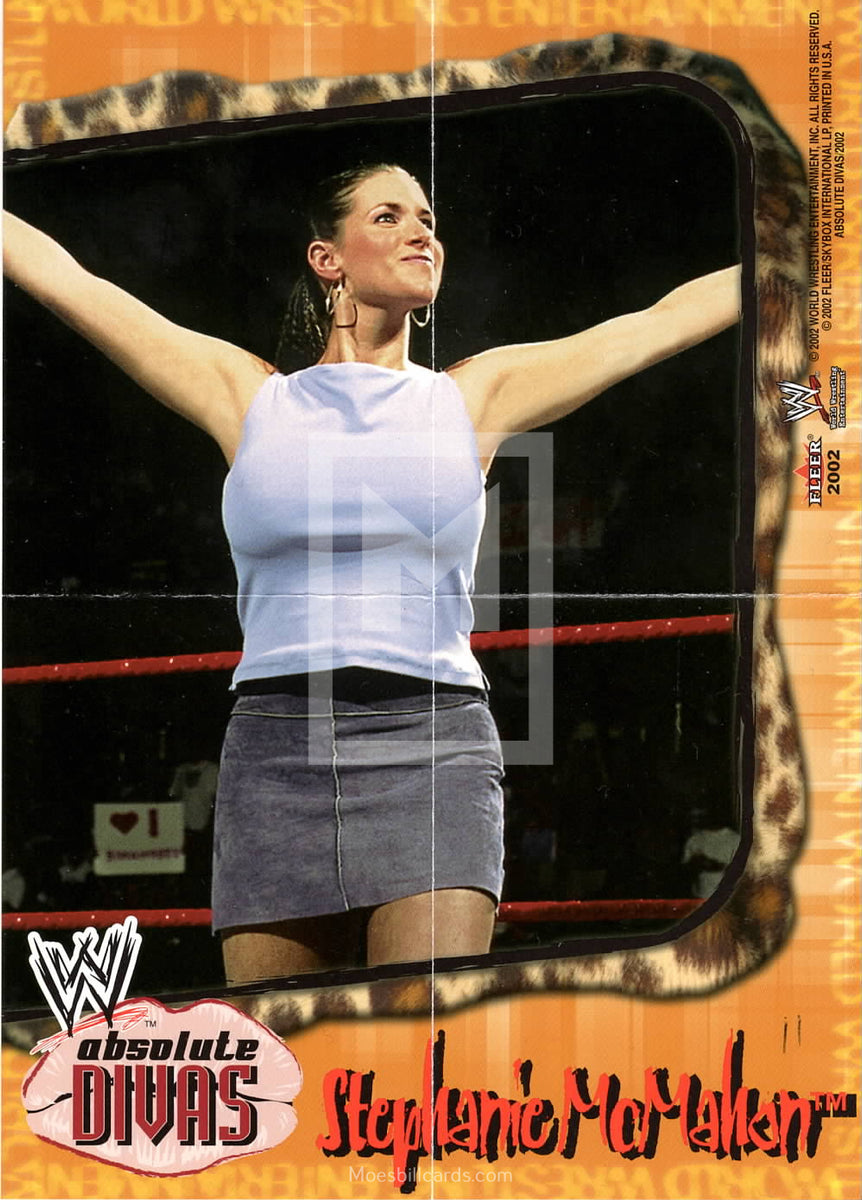 Fleer WWF Absolute Divas Mini Poster McMahon | Moesbill Trading Cards ...