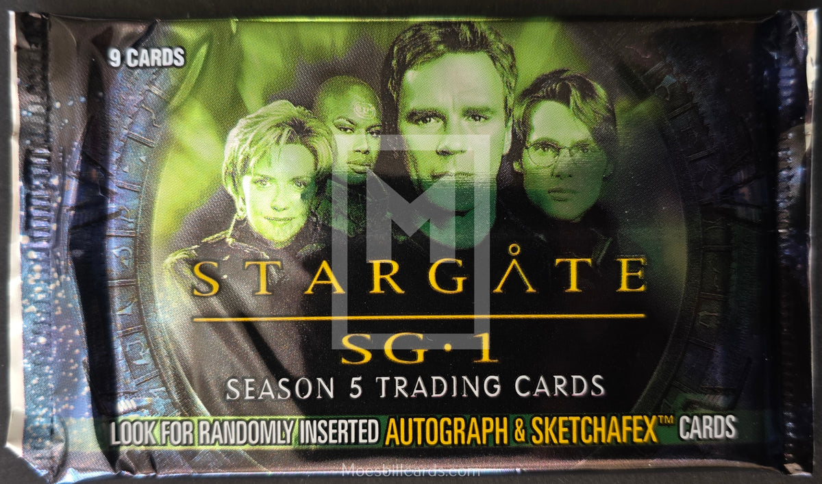 Stargate SG-1 Season 5 Collector Card Pack | Moesbill Trading Cards ...