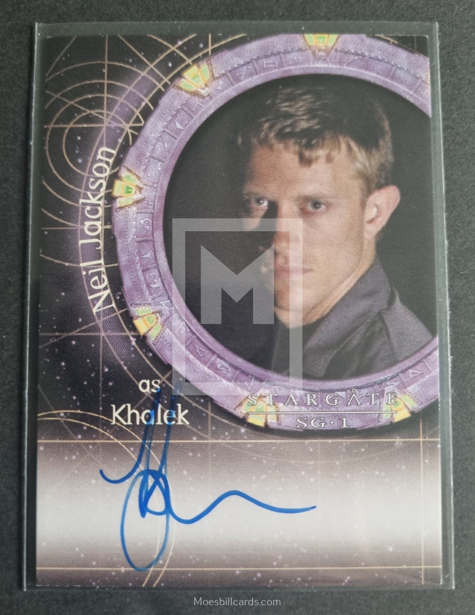 2008 Stargate SG1 Season 10 A105 Khalek Auto | Moesbill Trading Cards ...
