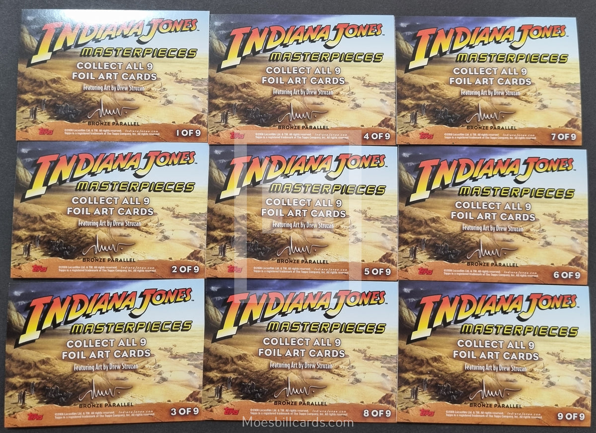 2008 Indiana Jones Masterpieces Bronze Foil | Moesbill Trading Card ...