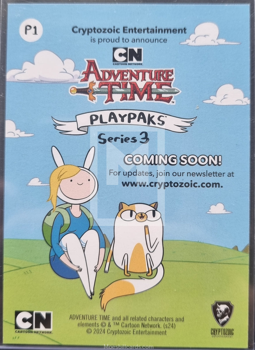 '24 Cryptozoic Adventure Time PlayPaks Promo P1 |Moesbill Trading Card ...